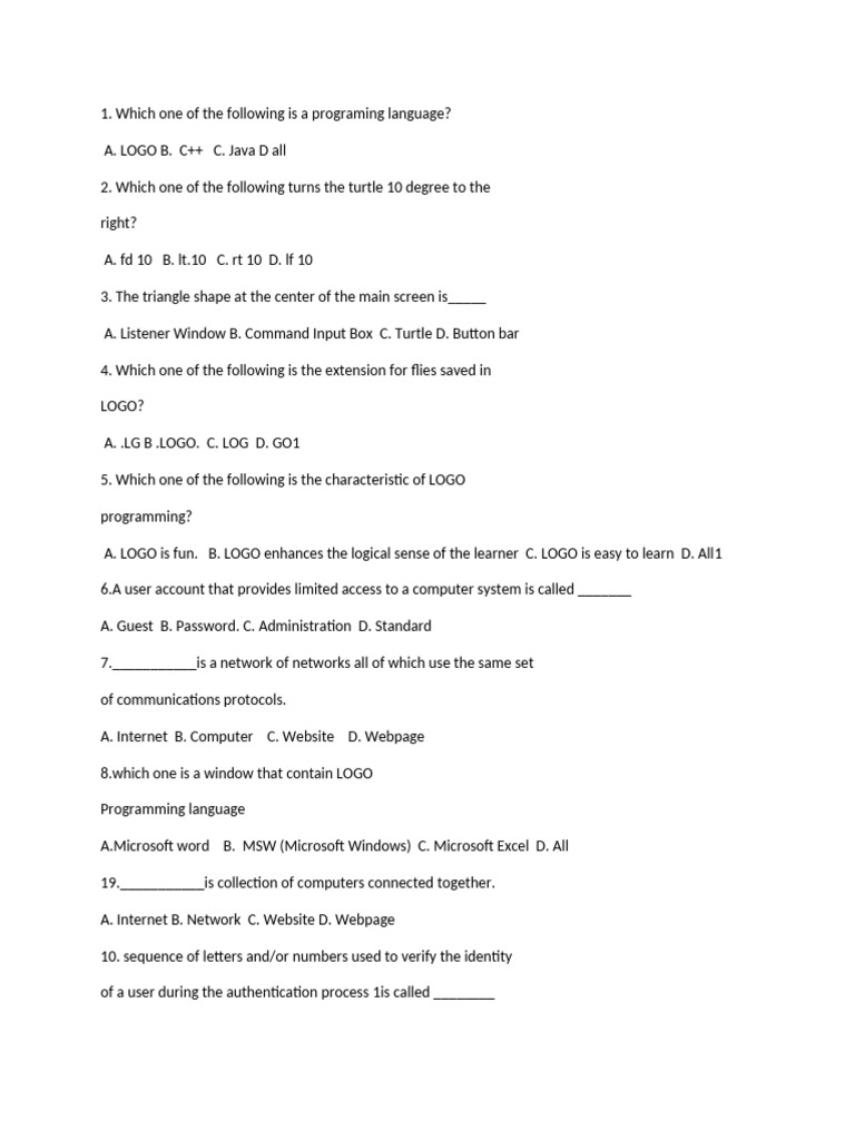 Work Sheet It Grade 7 Sec - Sem 2017 | PDF | Window (Computing) | Computing