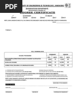 NEHU Degree Certificate Application Form | PDF