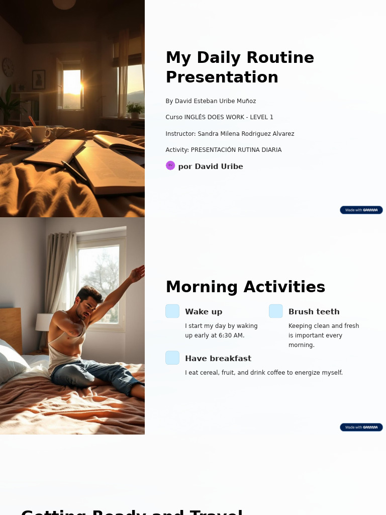 My-Daily-Routine-Presentation | PDF