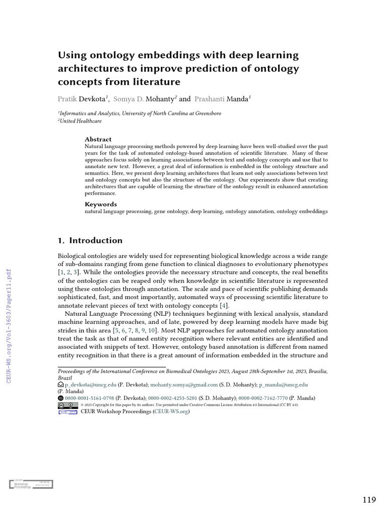 Using Ontology Embeddings With Deep Learning Redouane | PDF | Deep Learning | Applied Mathematics