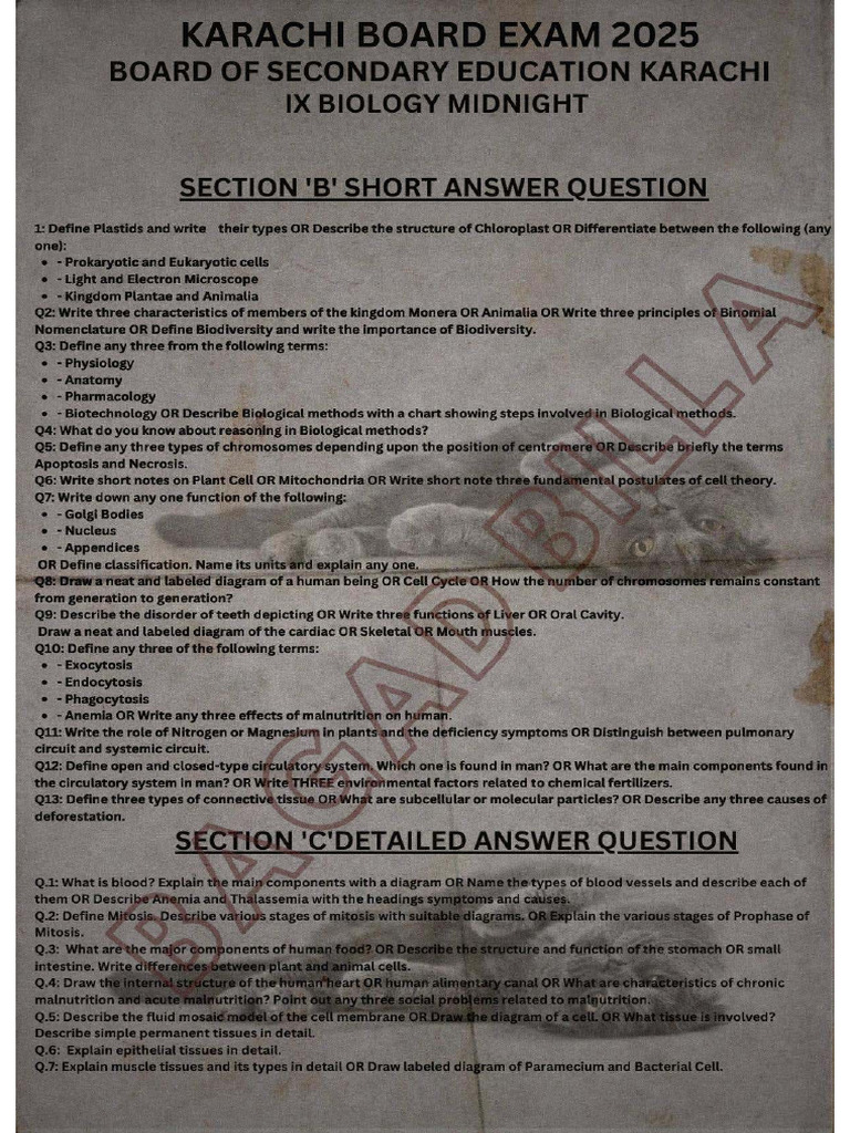 Ix Biology Midnight | PDF