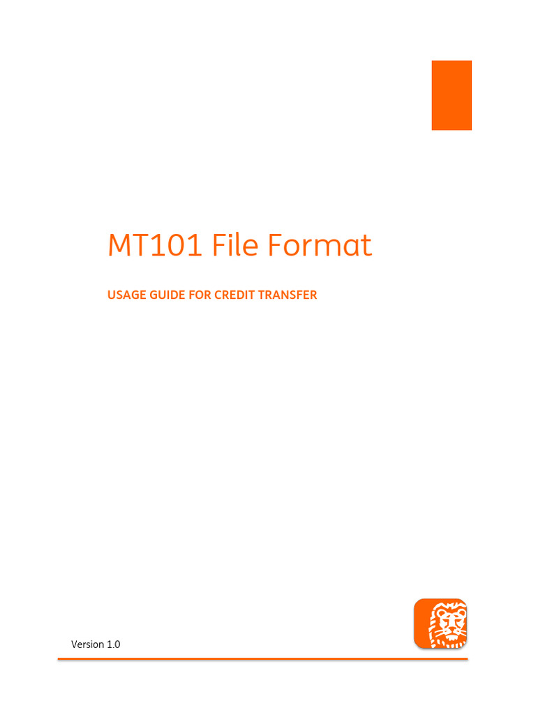 mt101 File Format Description September 2022 | PDF | Banking | Banking ...