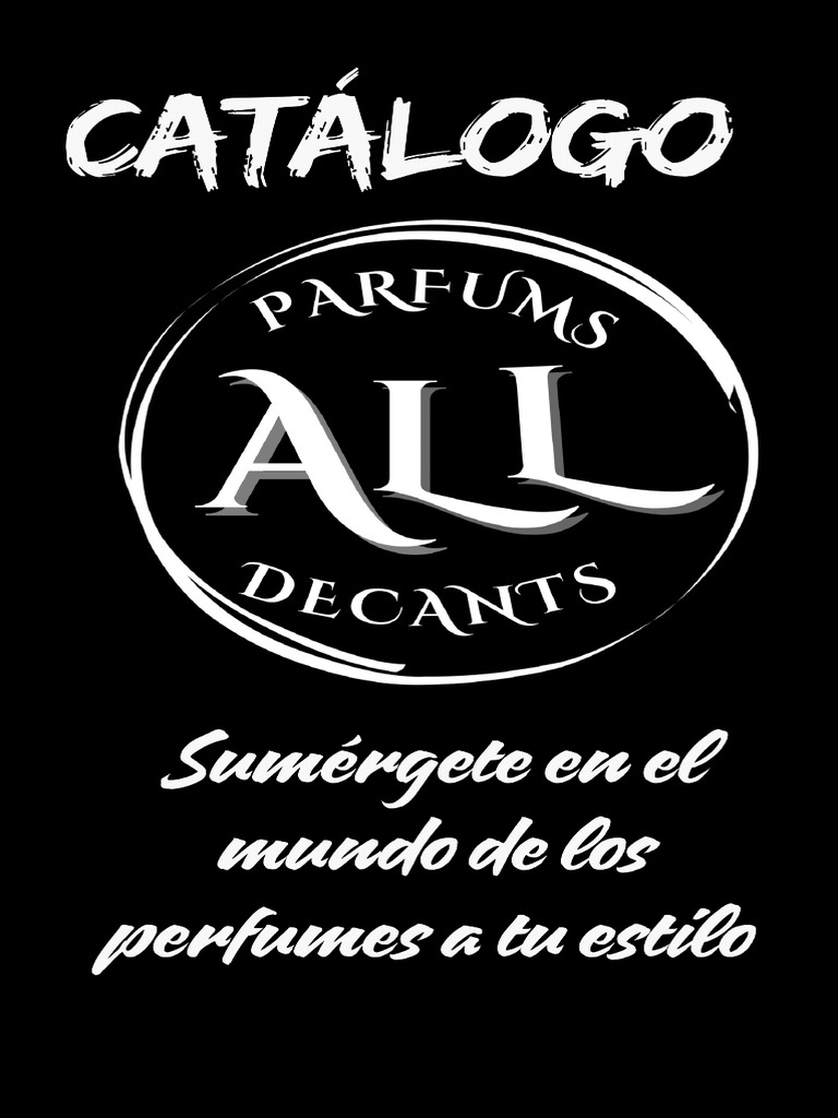 Decants de Perfume: Variedad y Precios | PDF | Industrias de servicio ...