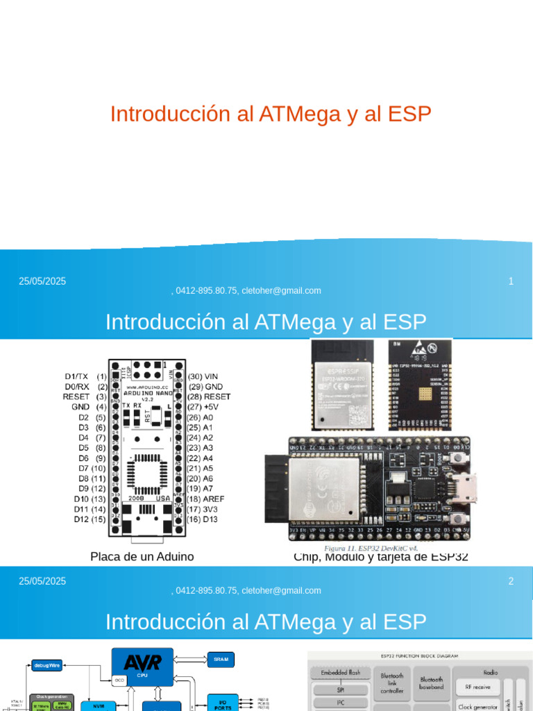 Guía Completa sobre ATMega y ESP32 | PDF | Ieee 802.11 | Bluetooth