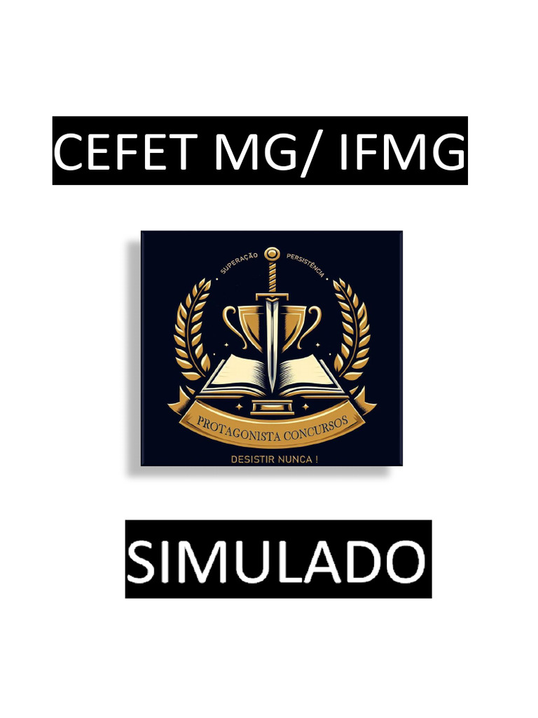 Simulado IFMG e CEFET MG 2023 | PDF | Linguagem natural | Linguística