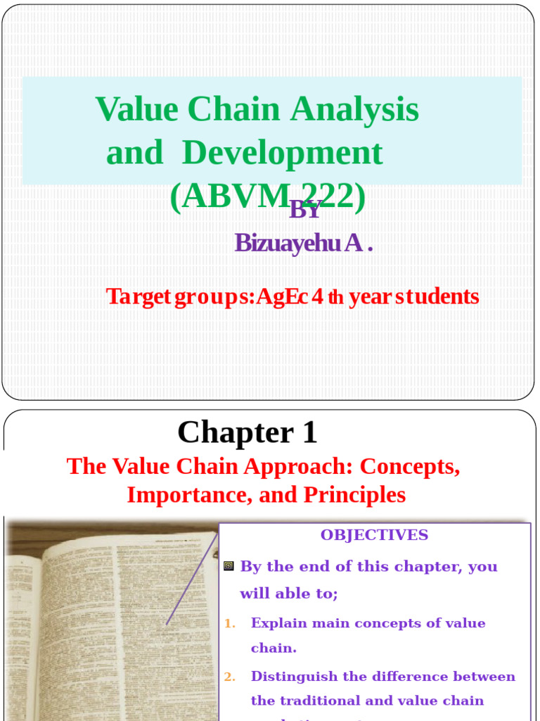 ABVM Value Chain Analysis and Development | PDF | Governance | Supply Chain