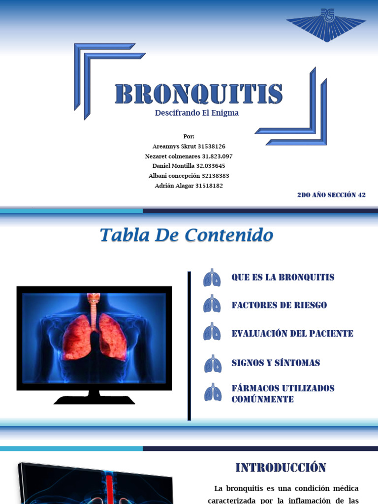 Bronquitis Albani | PDF | Bronquitis | Tos