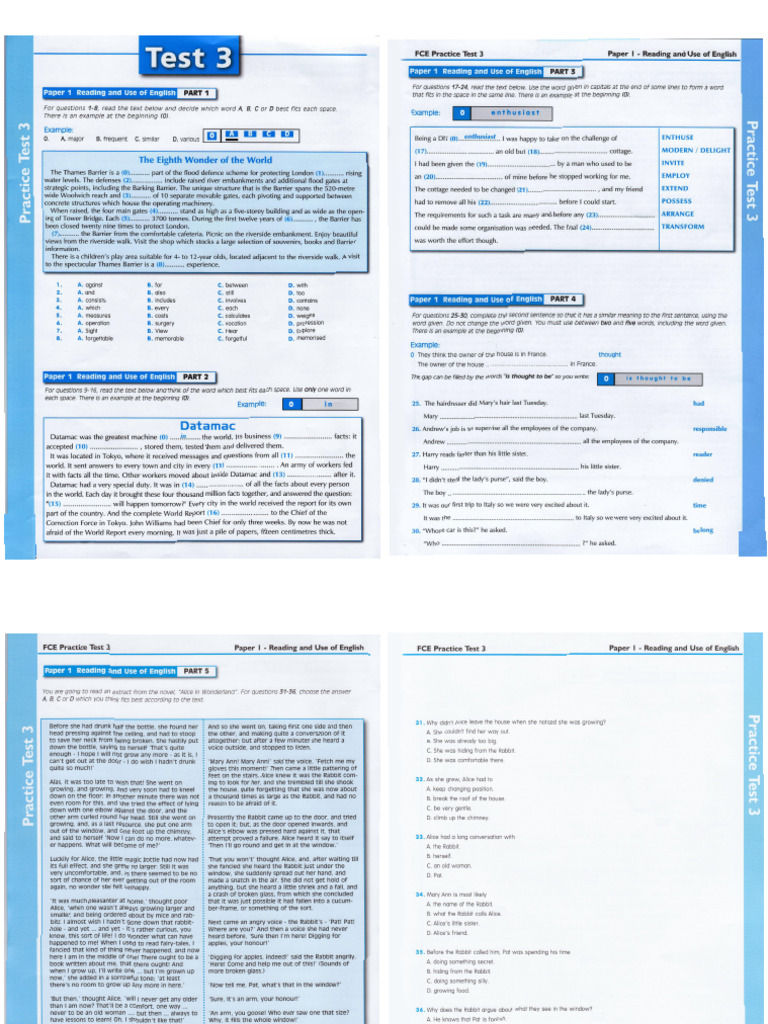 FCE Successful Test 3 | PDF | Lucid Dream