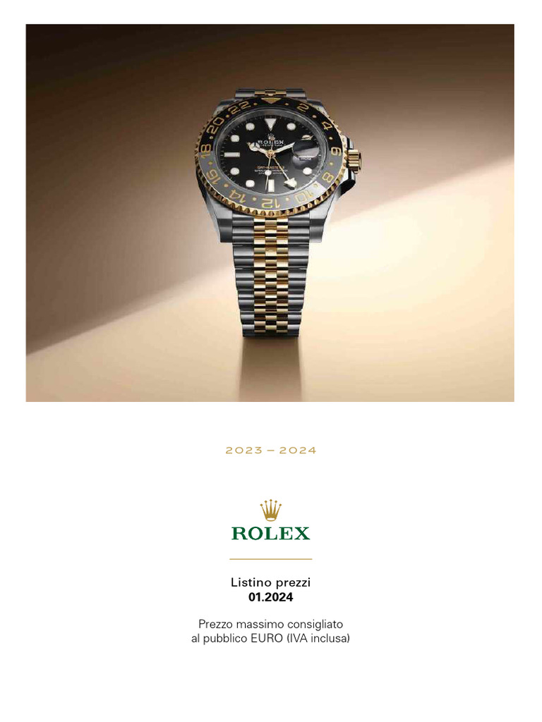 Rolex Prices 2024 | PDF | Blue | Color