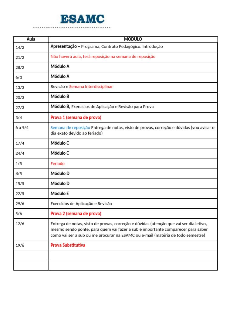 Agenda Matematica Basica Heitor 2020 | PDF