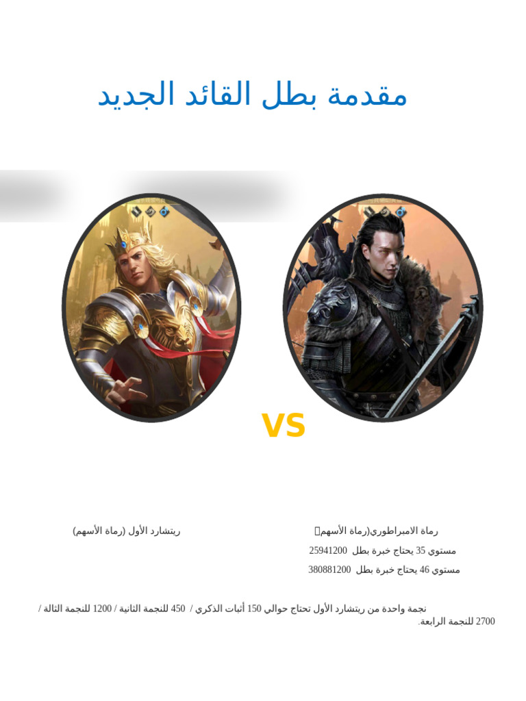 New Comander Hero Introduction-AR | PDF