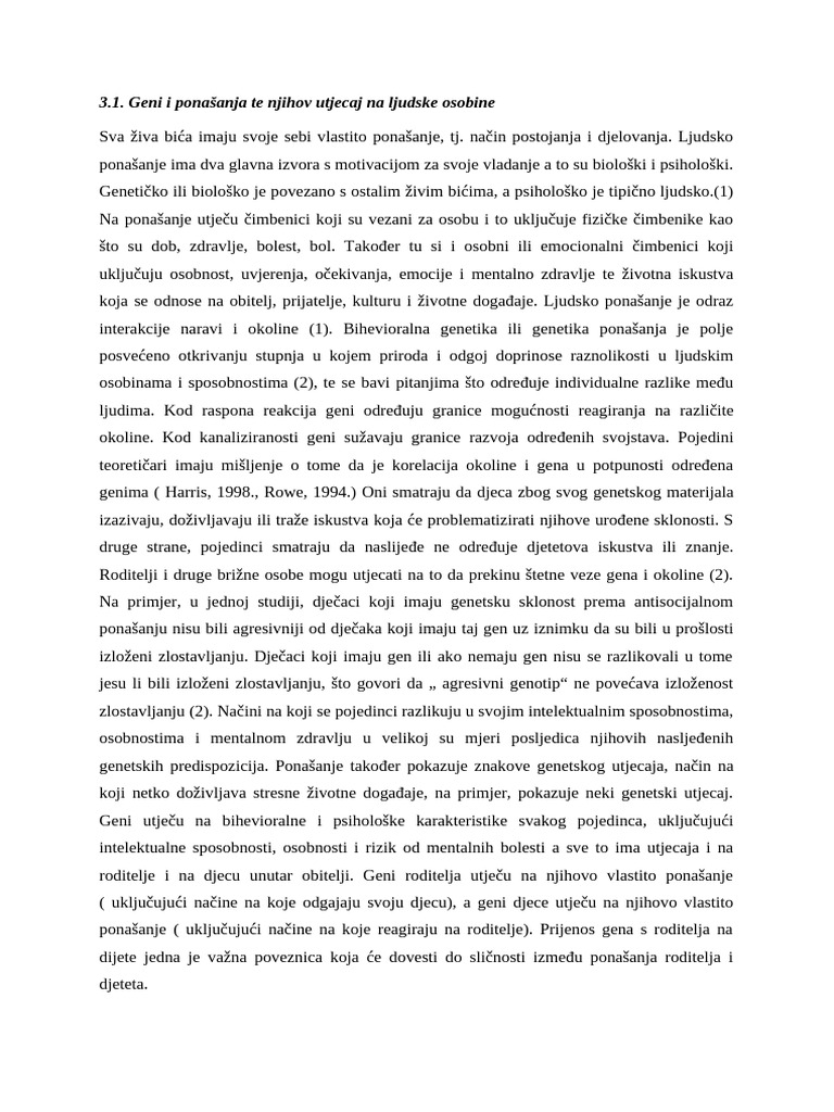 Metode Istrazivanja Psihologija | PDF