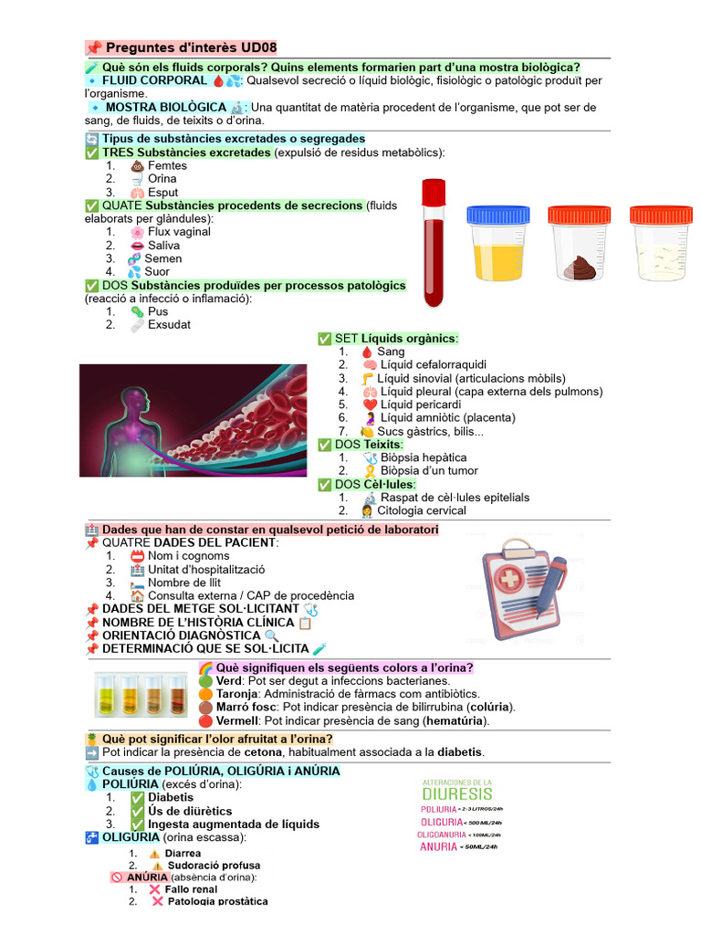 Higiene Hospitalaria, Muestras Biologicas Catalan, Tcae | PDF