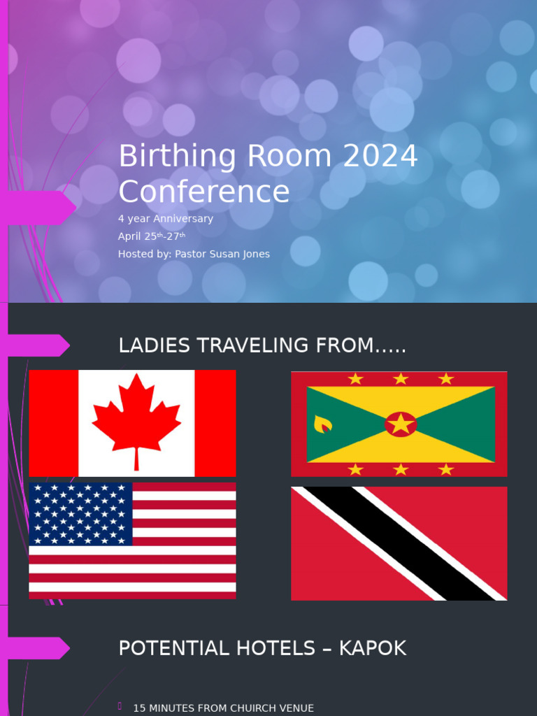 Birthing Room 2024 Conference | PDF