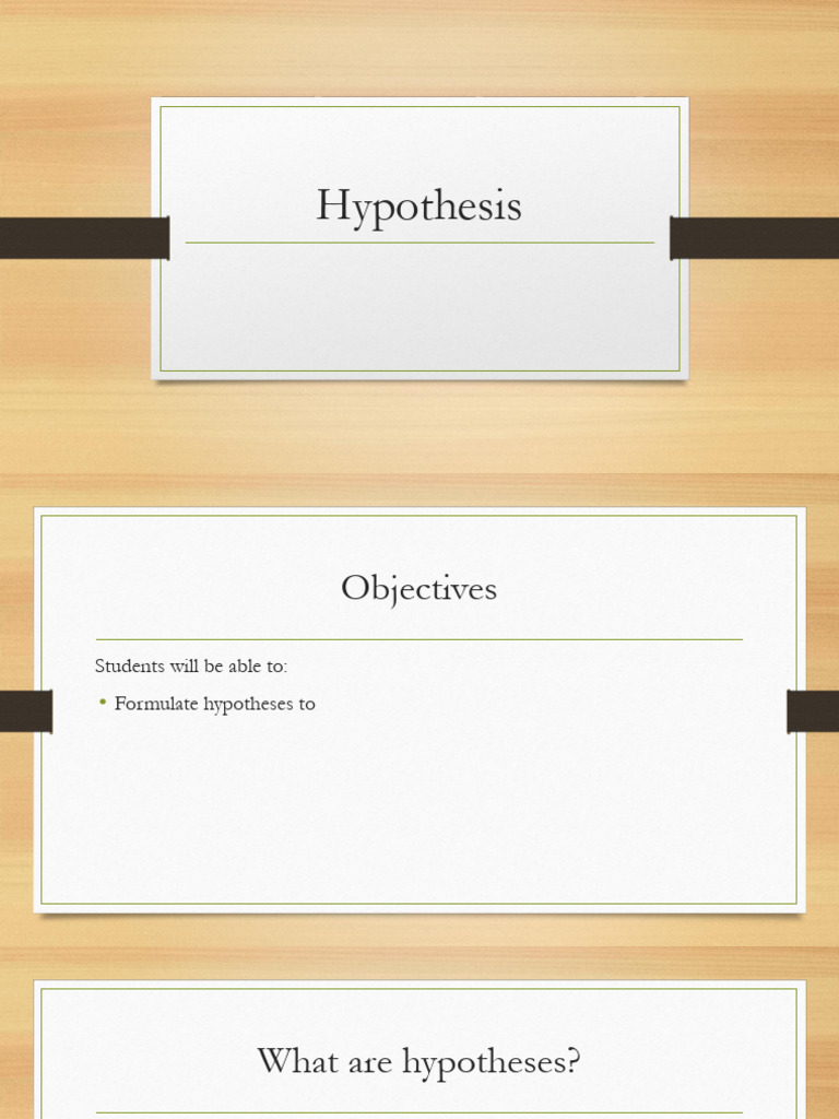 Formulating Testable Hypotheses | PDF | Hypothesis | Experiment