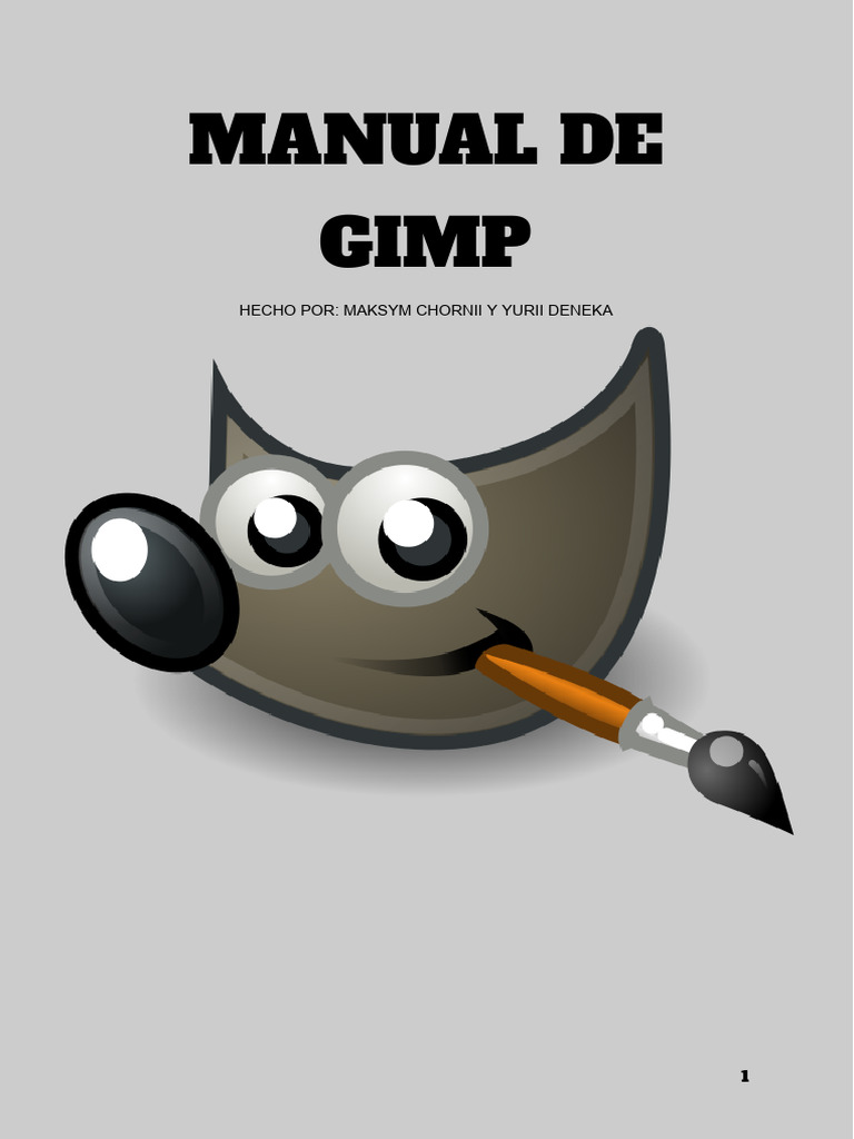 Manual de Gimp | PDF