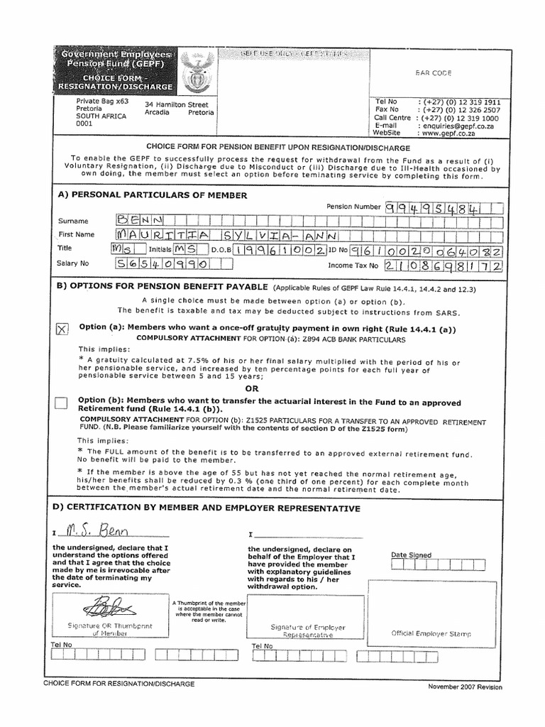Big Form 1 | PDF