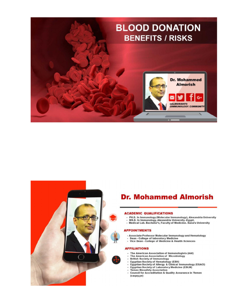 Blood Donation | PDF