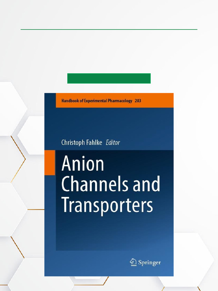 Anion Channels and Transporters Unlimited Download | PDF | Alpha Helix ...