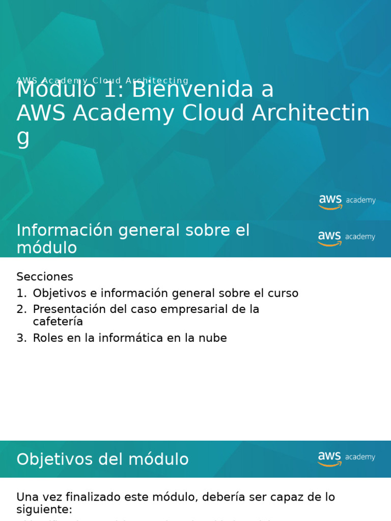 Introducción a AWS Academy Cloud | PDF | Computación en la nube ...