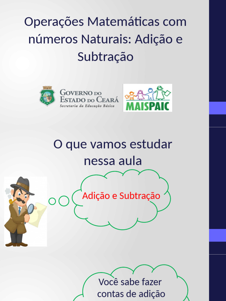 01 - Adição e Subtração | PDF