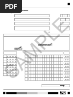 B2 First For Schools Answer Sheet | PDF