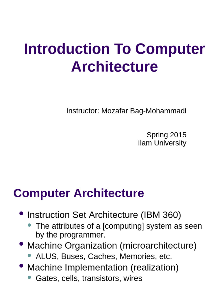 فایل 1 | PDF | Computer Architecture | Integrated Circuit