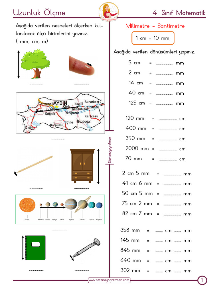 Sinif Uzunluk Olcme | PDF