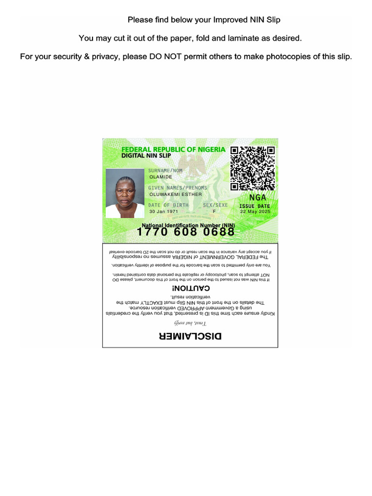 Nin 17706080688 Swiftverify | PDF