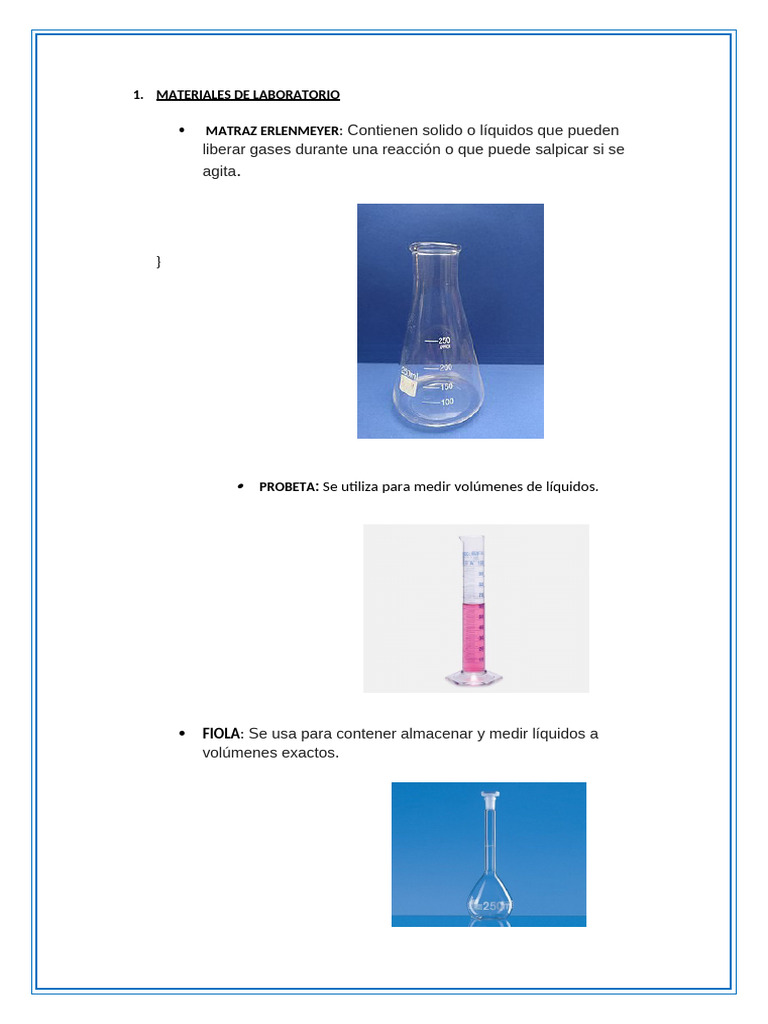 Materiales de Laboratorio2 | PDF
