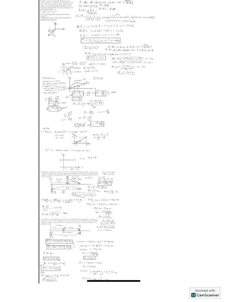 Cinemática y MRU. | PDF