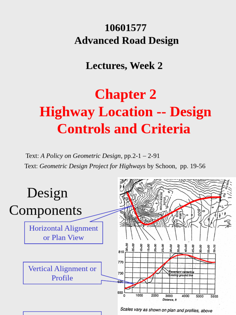 Design Controls and Criteria Ch2 - Lec WK 2 Mod | PDF | Traffic | Transport