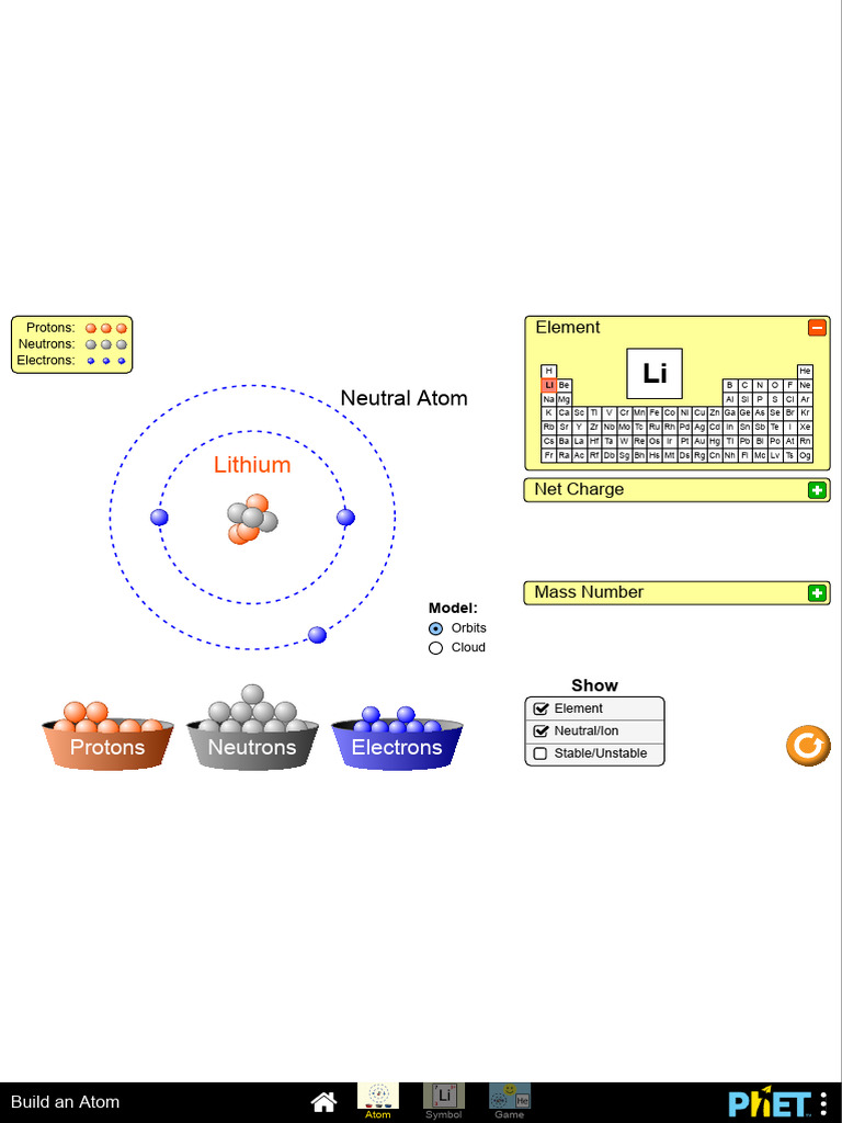 Build An Atom | PDF