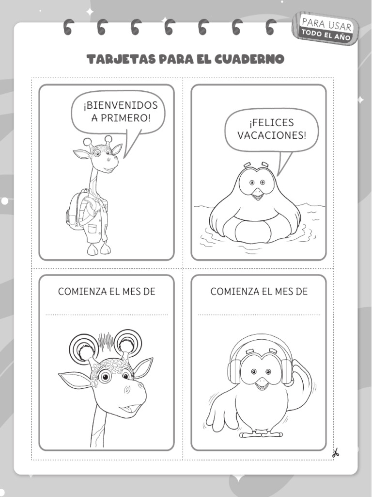 AlfaBeto 1 - Tarjetas para El Cuaderno | PDF