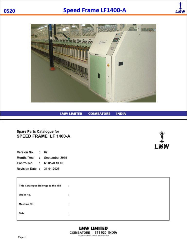0520 Lf1400-A (V7-Sep2019) (R-31jan2025) | PDF | Gear | Axle