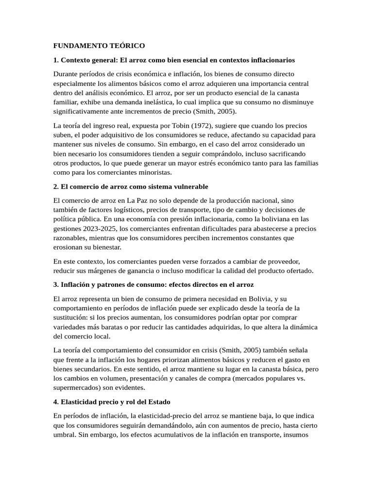 Fundamento 2 | PDF | Inflación | Tipo de cambio