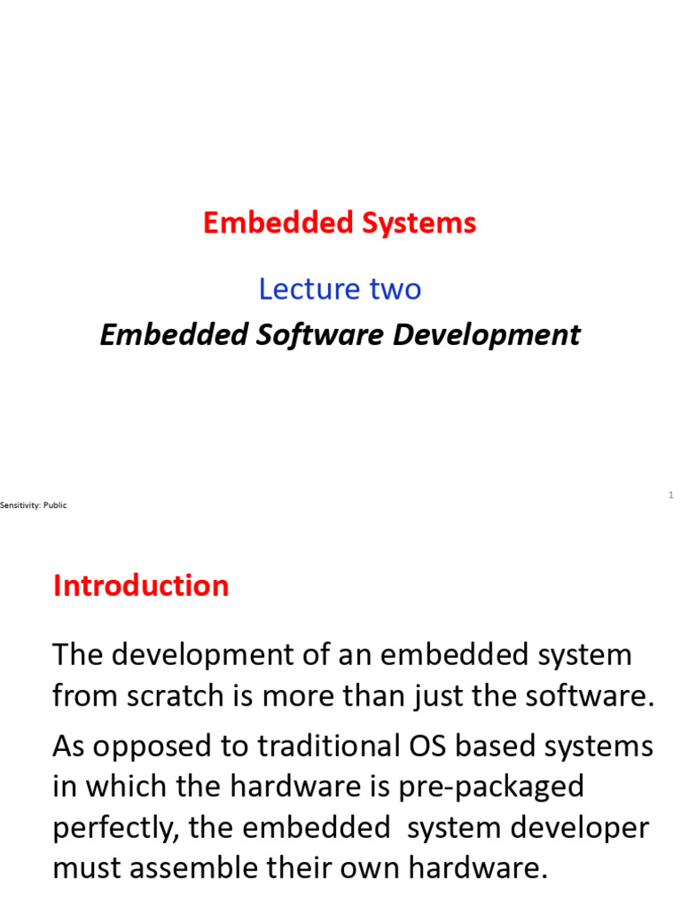 Lecture2 - Software Development-2-1 | PDF | Embedded System | Emulator