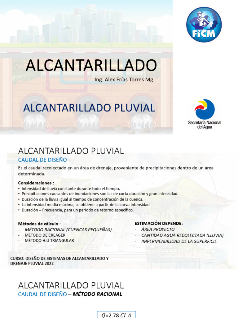 005 ALCANTARILLADO PLUVIAL | PDF | Precipitación | Lluvia