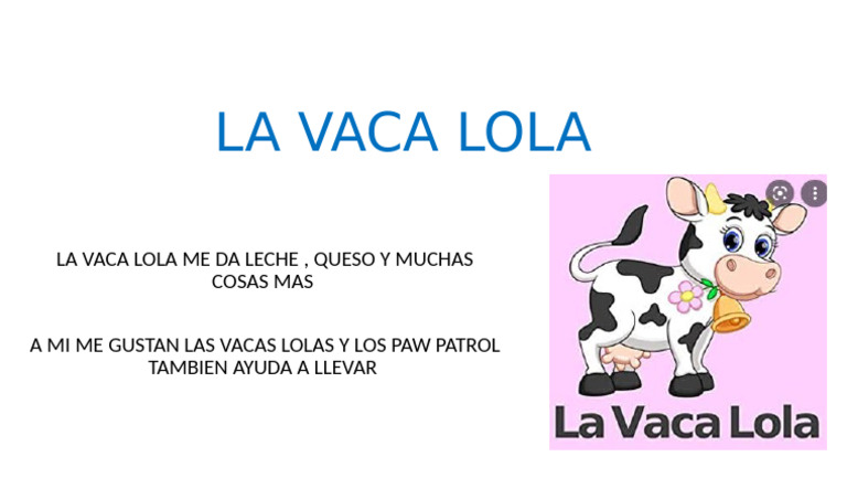 La Vaca Lola | PDF