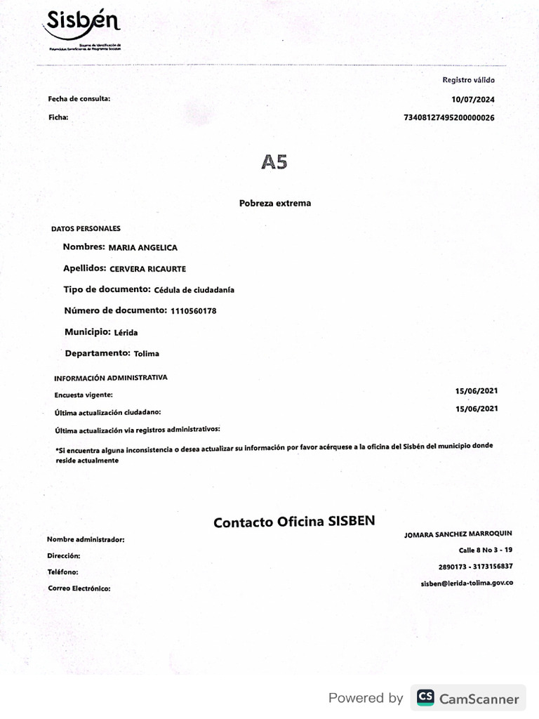 Sisben | PDF