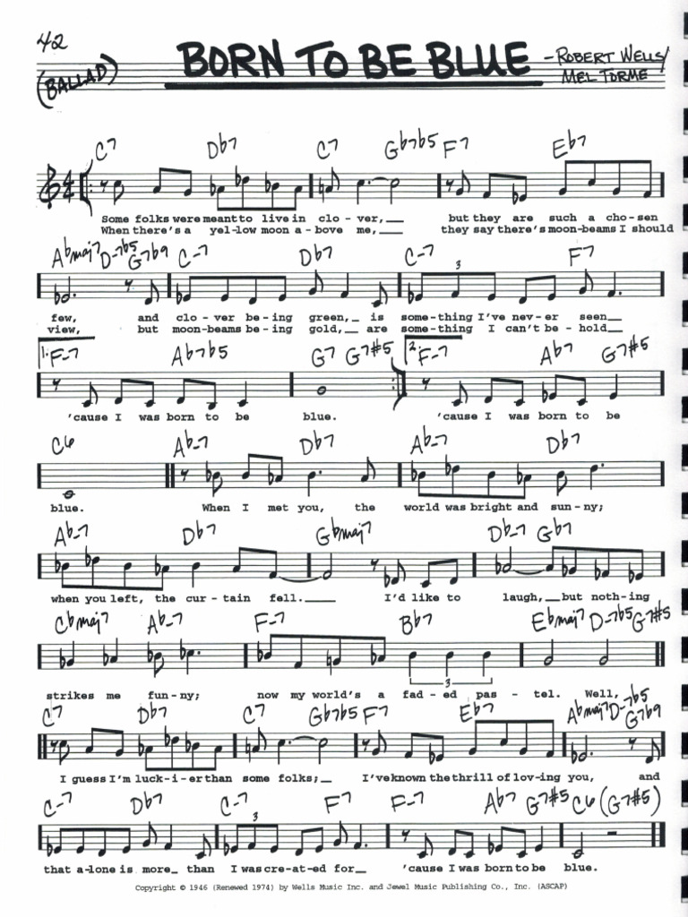 042 Born To Be Blue | PDF