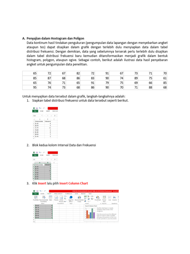 Menyajikan Data Dalam Bentuk Grafik Dan Ogif | PDF
