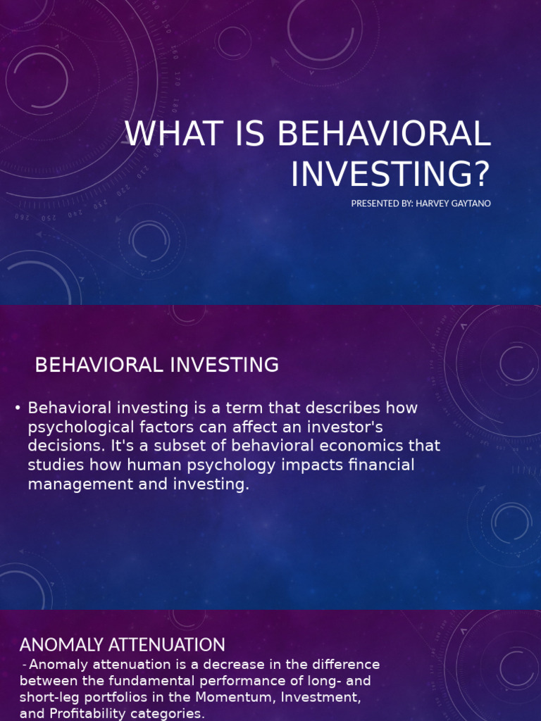 Behavioral Investing | PDF