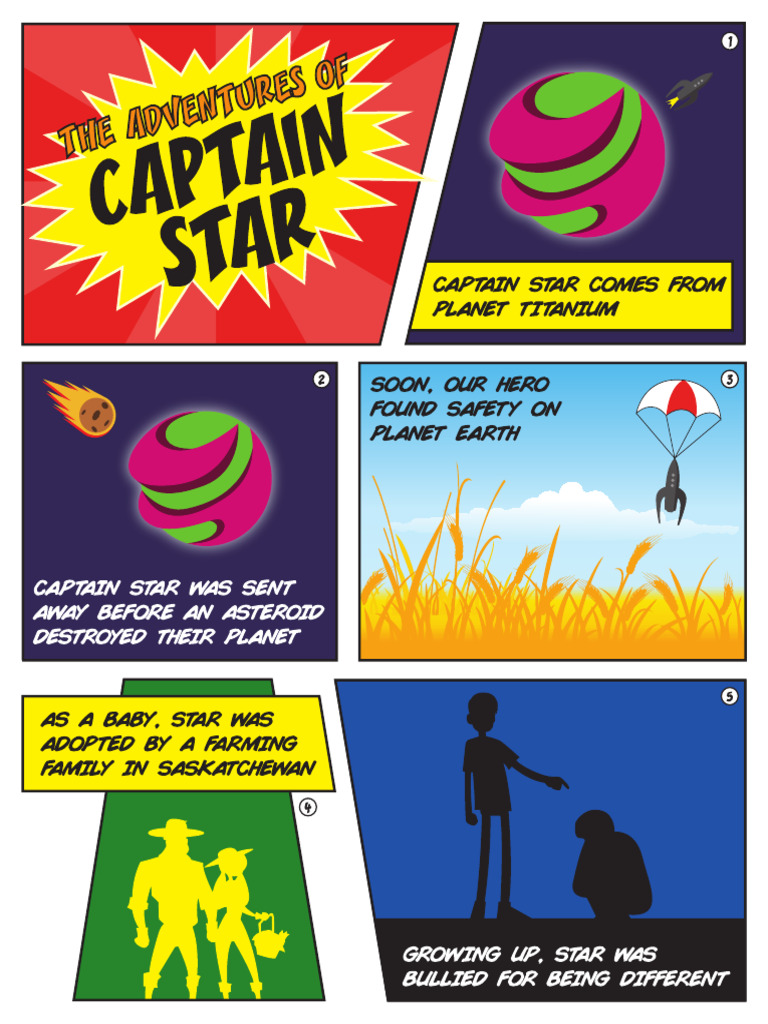 SUPERHERO COMIC Outlines | PDF