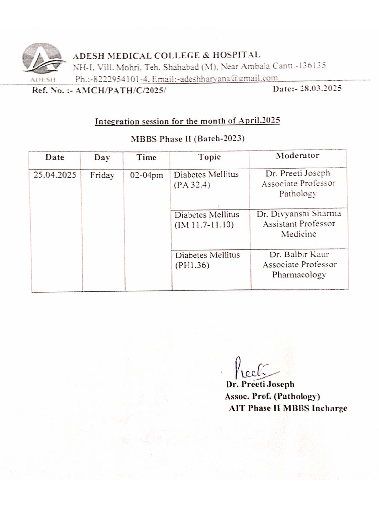 Revised Integration Session | PDF