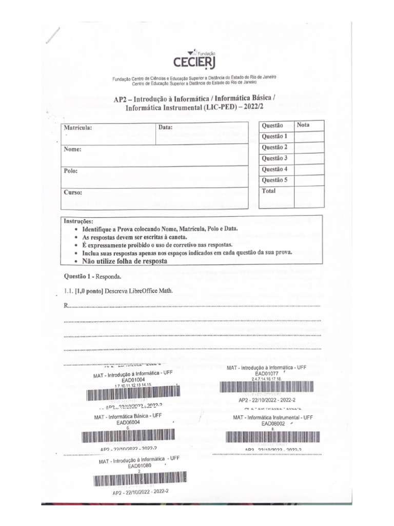 AP2 Info 2022.2 | PDF