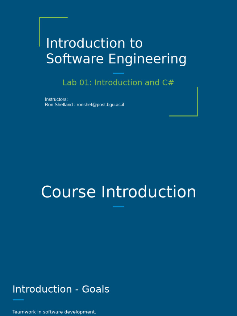 2025 - LAB - 1 Intro and C# | PDF | Class (Computer Programming) | C Sharp (Programming Language)