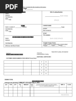 TFF Bol Form | PDF | Cargo | Bill Of Lading