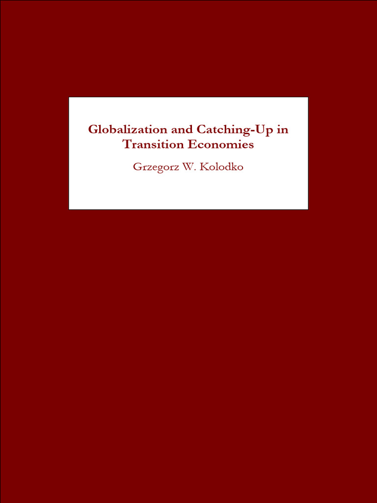 Globalization and Catching-Up in Transition Economies | PDF ...