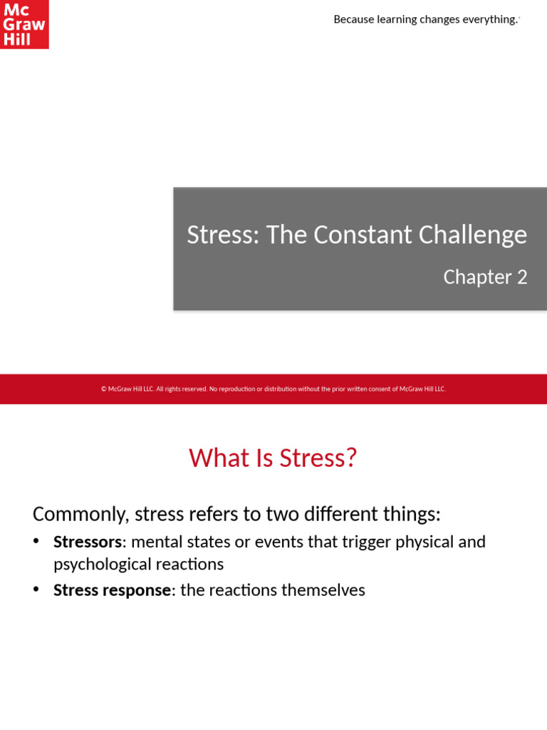 Insel 18e Ch02 PPT ACCESS | PDF | Stress (Biology) | Fight Or Flight Response